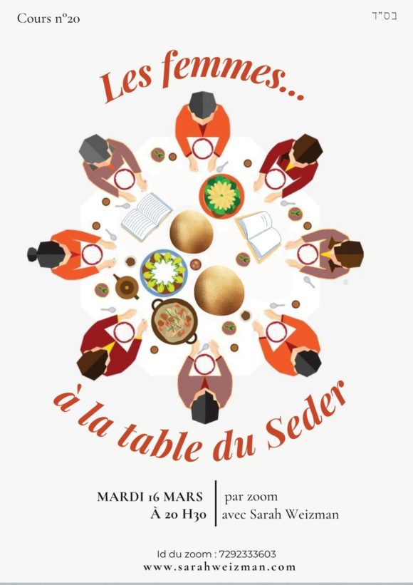Les femmes à la table du Sefer – Un petit mot sur la Paracha